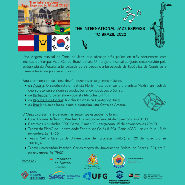 Jazz Express no Sesc Gama em Brasília - Sympla