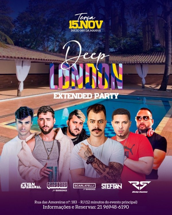 AFTER DEEP LONDON em Rio de Janeiro - Sympla