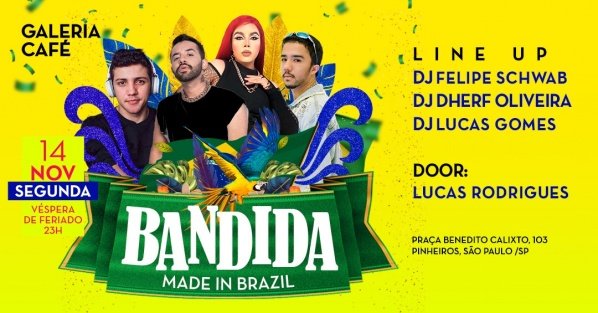 BANDIDA - MADE IN BRAZIL em São Paulo - Sympla