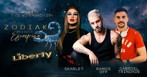 Zodiak com Dj Ramos Off, Dj Skarlet e Dj Gabriel Trindade em Porto ...