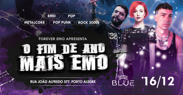 FOREVER EMO 16/12 | O FIM DE ANO MAIS EMO em Porto Alegre - Sympla