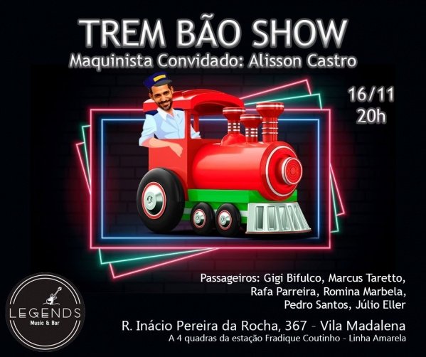 Trem Bão Show em São Paulo - Sympla