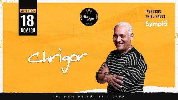 HORA EXTRA COM CHRIGOR em Rio de Janeiro - Sympla