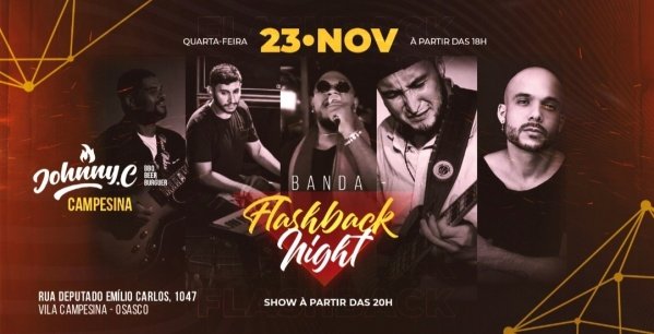 Banda Flashback Night em Osasco - Sympla