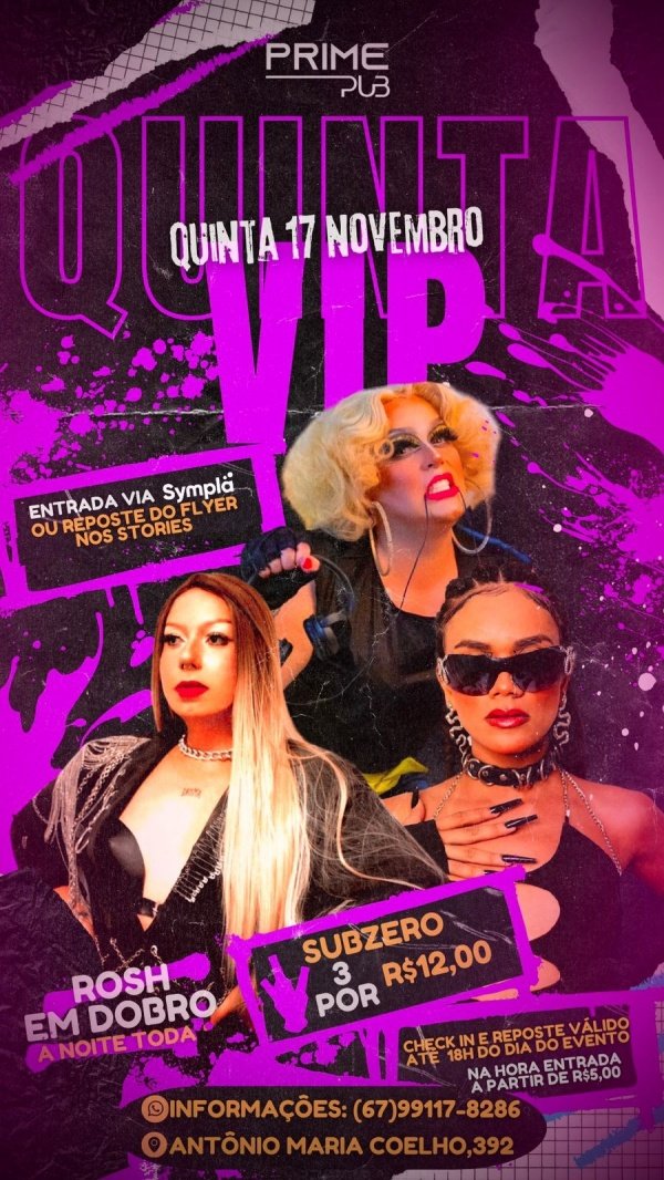 QUINTA VIP em Campo Grande - Sympla