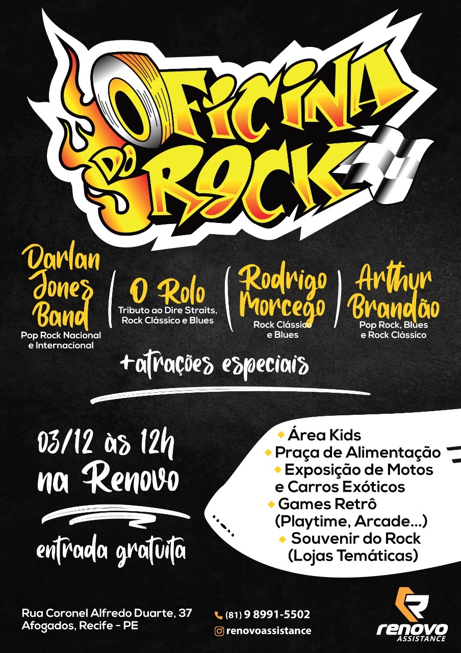 OFICINA DO ROCK em Recife - Sympla