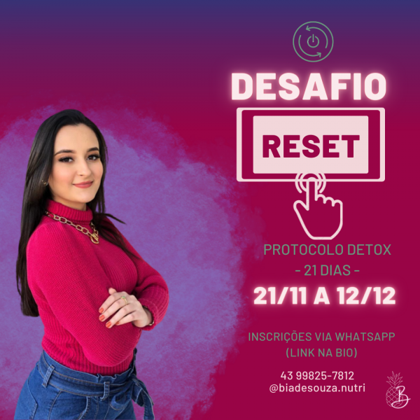 Desafio Reset - online - Sympla