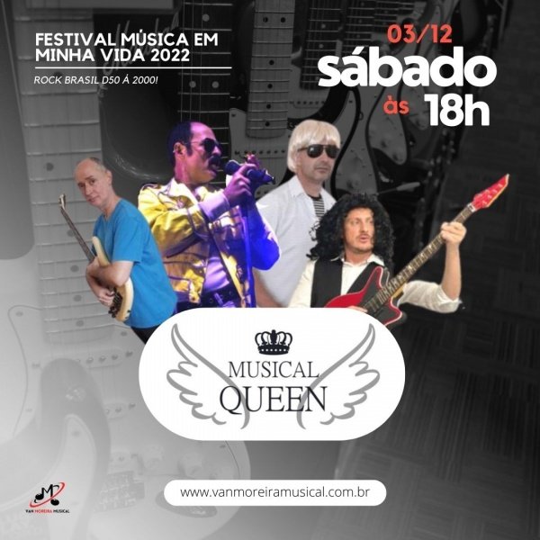 FRED MERCURY COVER RAEL - PROJETO MÚSICA EM MINHA VIDA 2022 em São ...