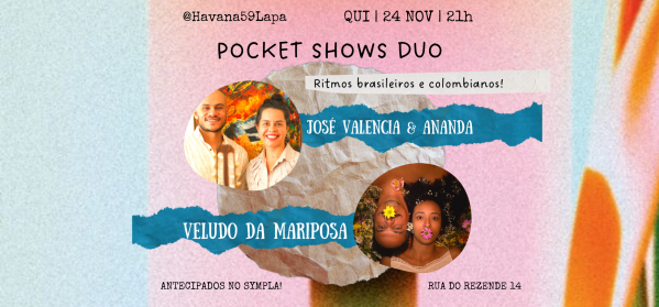 Boemia Latina: Jose Valencia & Ananda e Veludo da Mariposa ao vivo no ...