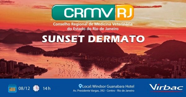 VET MEETING RIO DE JANEIRO - SUNSET DERMATO em Rio de Janeiro - Sympla