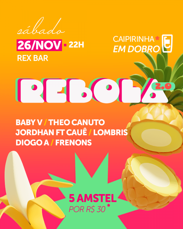 ROBOLA 2.0 | @@@REXBAR em Maceió - Sympla
