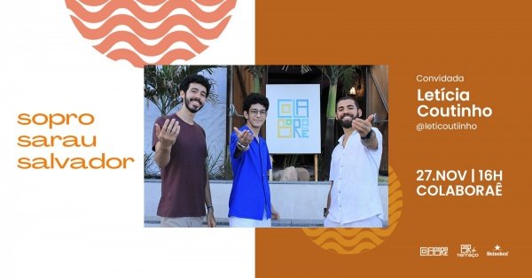 SOPRO SARAU no Bar do Terraço da Colaboraê em Salvador - Sympla