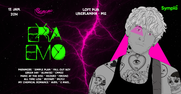 ERA EMO UBERLÂNDIA - 13/01/23 + Flash Day Tattoo em Uberlândia - Sympla
