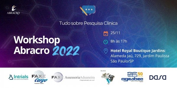 Workshop Abracro 2022 em São Paulo - Sympla