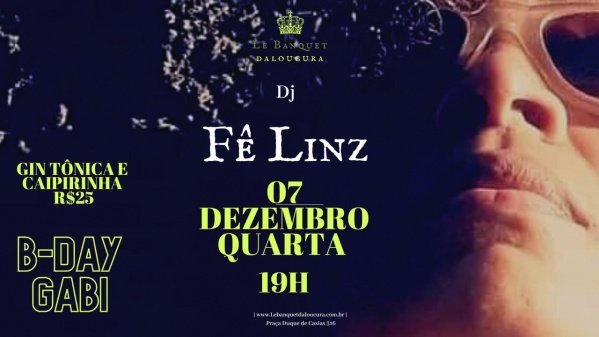 DJ Fê Linz em Belo Horizonte - Sympla