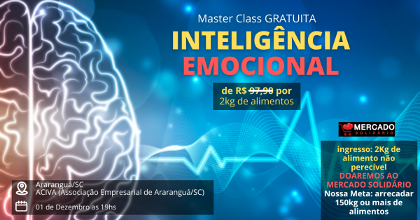 Master Class - INTELIGÊNCIA EMOCIONAL em Araranguá - Sympla