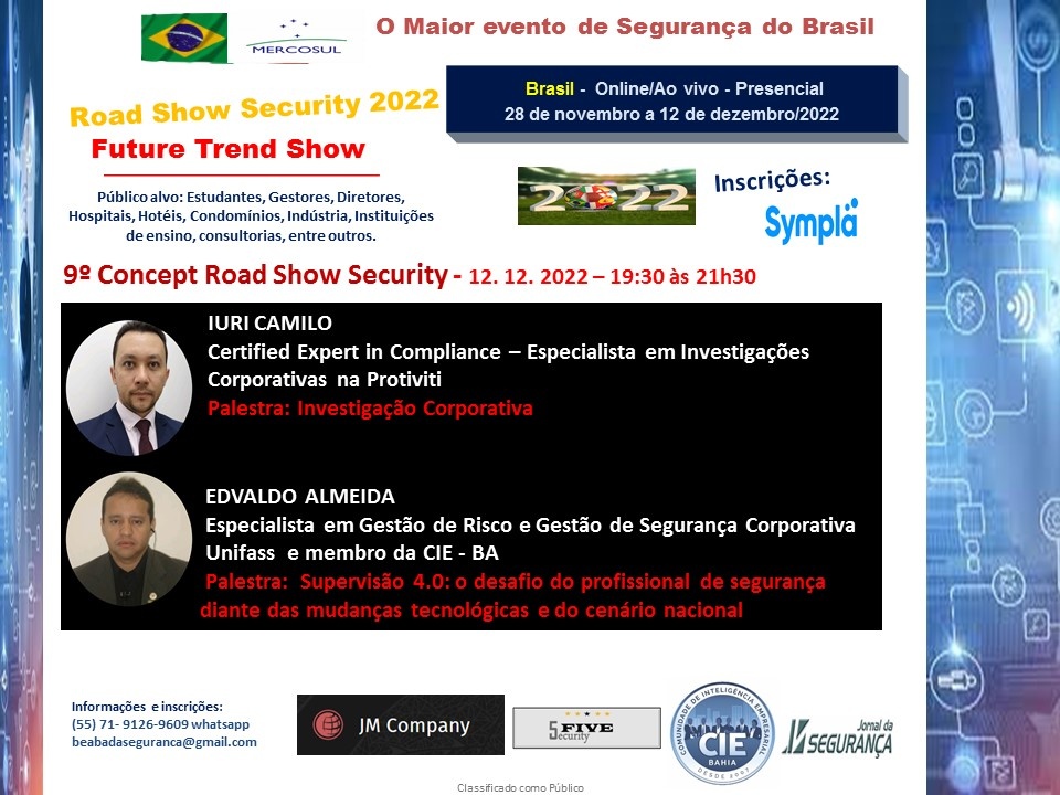 Road Show Security 2022 - online - Sympla