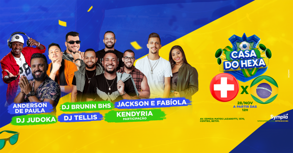 Casa do Hexa em Betim - Sympla