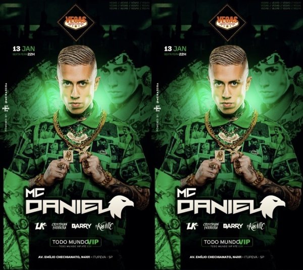 Mc Daniel - Vegas Lounge Itupeva Jundiaí - Funk em Itupeva - Sympla