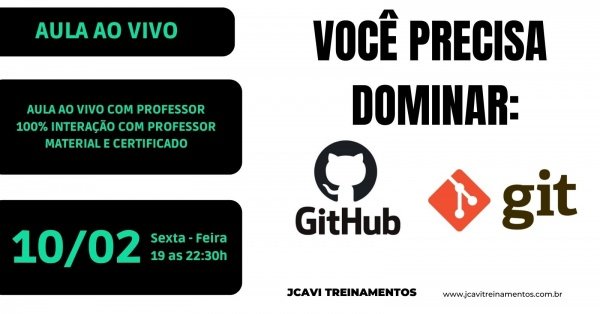 CURSO GIT E GITHUB - AO VIVO COM PROFESSOR - online - Sympla