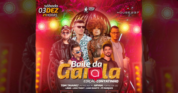 Baile da Gaiola - Edição Contatinho em Juazeiro do Norte - Sympla