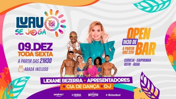 Luau Tôa Tôa - 09/12/2022 - Sexta - Feira em Porto Seguro - Sympla