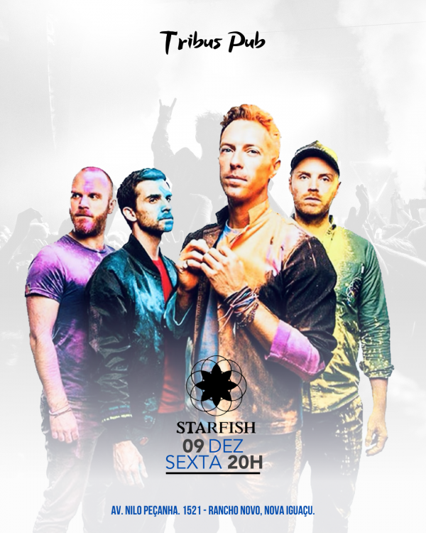 Coldplay Tribute Feat. Starfish em Nova Iguaçu - Sympla