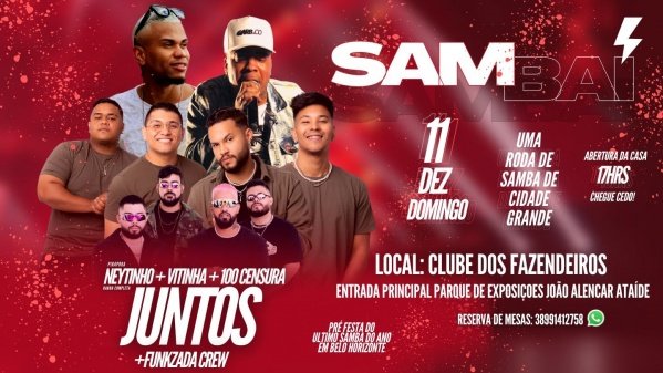 SAMBAÍ em Montes Claros - Sympla