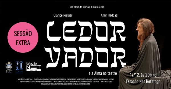 Sessão Extra Estreia do Documentário "Ledor Vador" em Rio de Janeiro ...
