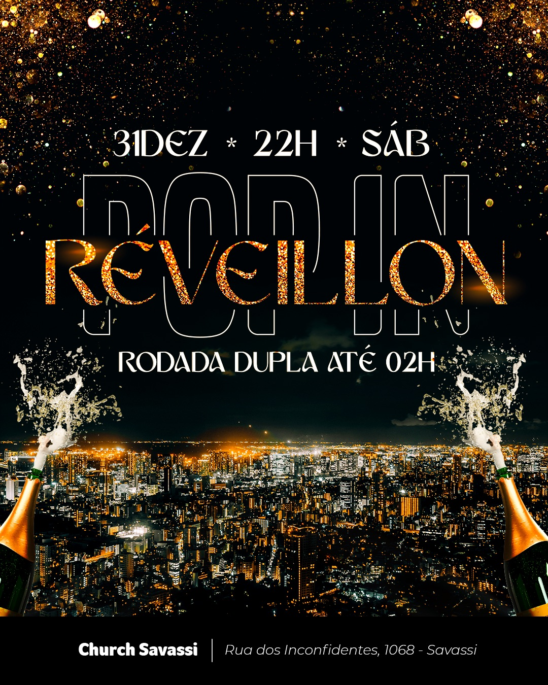 POP IN RÉVEILLON SÁB. 31/12. 22H em Belo Horizonte - Sympla