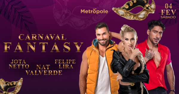 Fantasy - Prévia de Carnaval - Sábado em Recife - Sympla