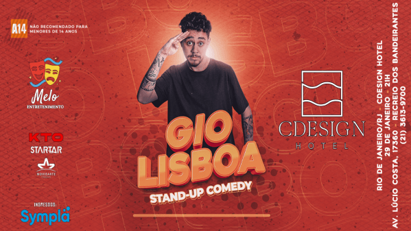 GIO LISBOA - STAND-UP COMEDY - RECREIO DOS BANDEIRANTES em Rio de ...