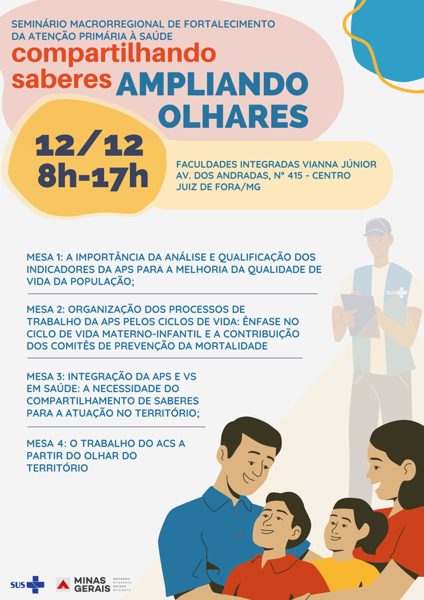 Compartilhando saberes, ampliando olhares em Juiz de Fora - Sympla