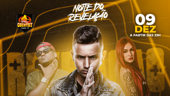 Noite do Revelação- GABB MC em Cruzeiro - Sympla