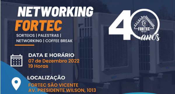 1º ENCONTRO DE REFRIGERISTAS FORTEC em São Vicente - Sympla
