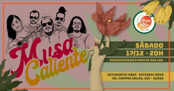 Musa Caliente no Manga Rosa em João Pessoa - Sympla