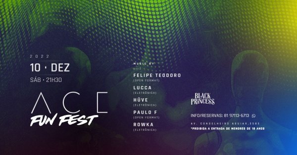 ACE CLUB SABADO 10/12/2022 em Recife - Sympla