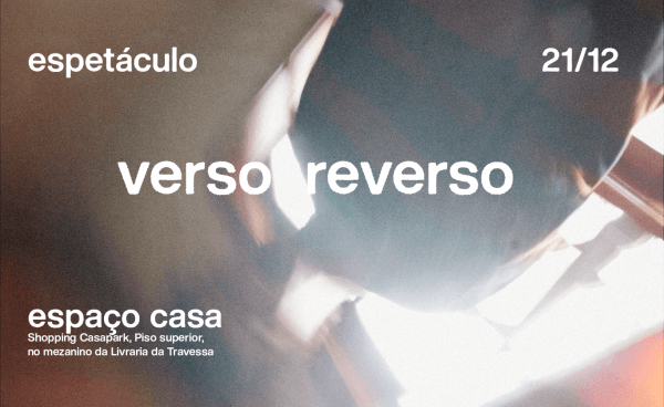 Espetáculo verso reverso em Brasília - Sympla