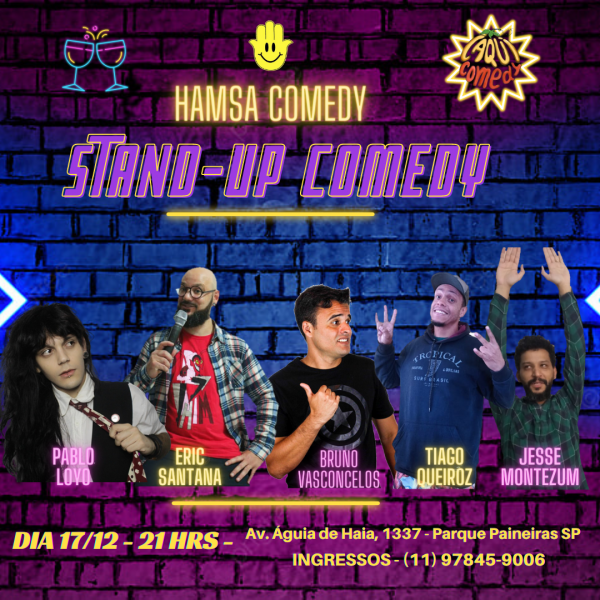 CAQUI COMEDY - STAND UP em São Paulo - Sympla