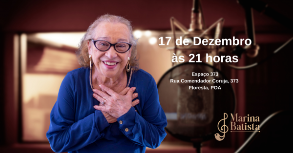 Marina Batista Canta Música Brasileira em Porto Alegre - Sympla