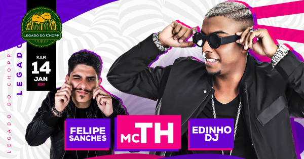 MC TH + FELIPE SANCHES em Duque de Caxias - Sympla