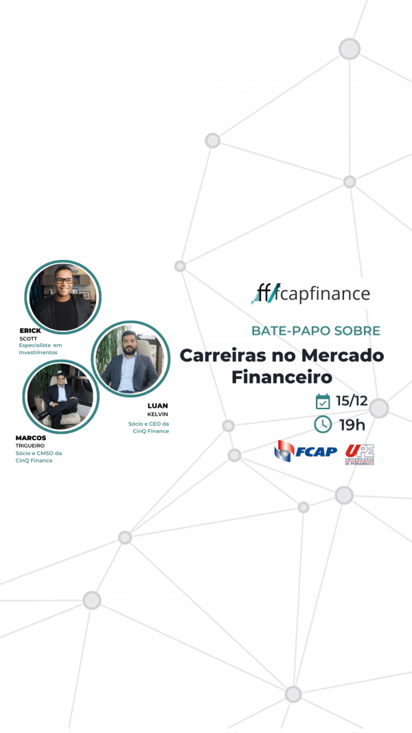 FCAP FINANCE: CARREIRAS NO MERCADO FINANCEIRO em Recife - Sympla