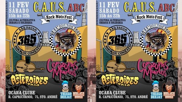 C.A.U.S. ABC Rock Moto Fest em Santo André - Sympla