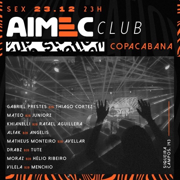 Aimec Club @ Substation em Rio de Janeiro - Sympla