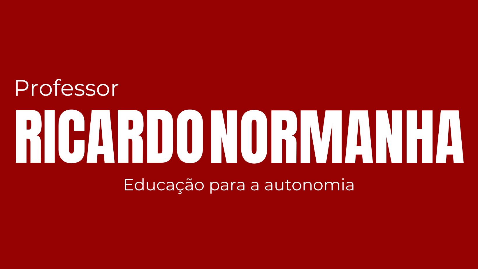Professor Ricardo Normanha - Produtor - Eventos e Conteúdos na Sympla