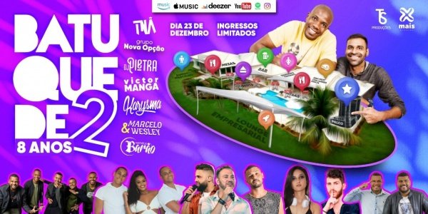 Aniversário Batuque de 2 em Muriaé - Sympla