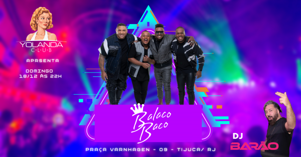 Pagodão do Balaco Baco em Rio de Janeiro - Sympla