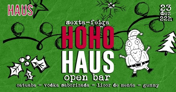 HOHO HAUS - OPEN BAR em Caruaru - Sympla