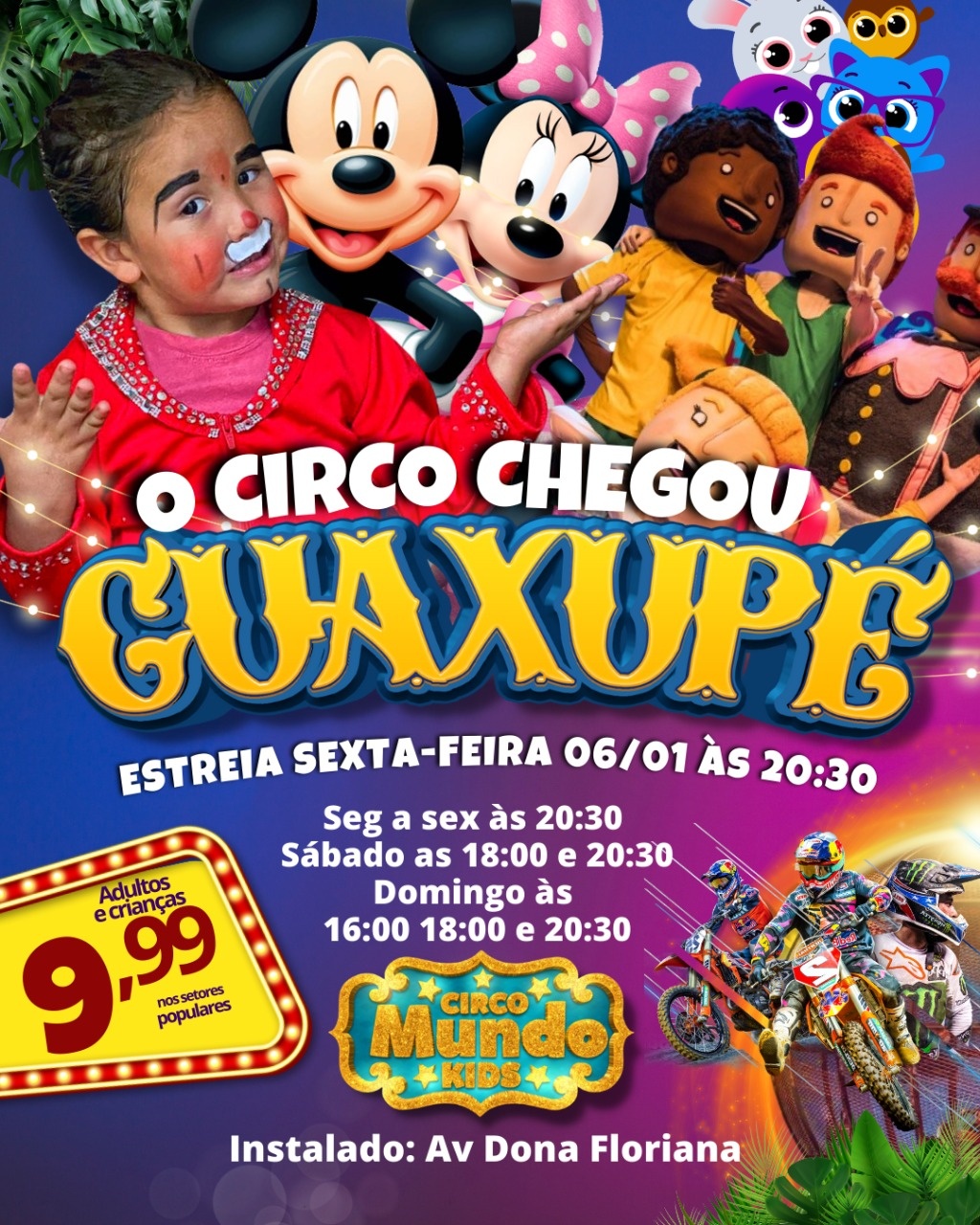 Circo mundo Kids setor lateral em Itirapina - 2023 - Sympla