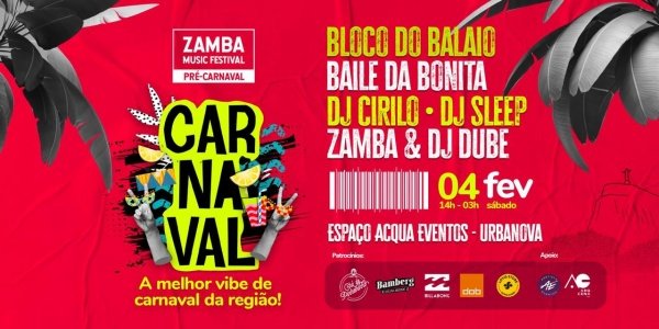 ZAMBA MUSIC FESTIVAL em São José dos Campos - Sympla